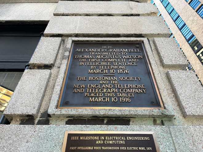 150 years since Alexander Graham Bell's 1st phone call in Boston