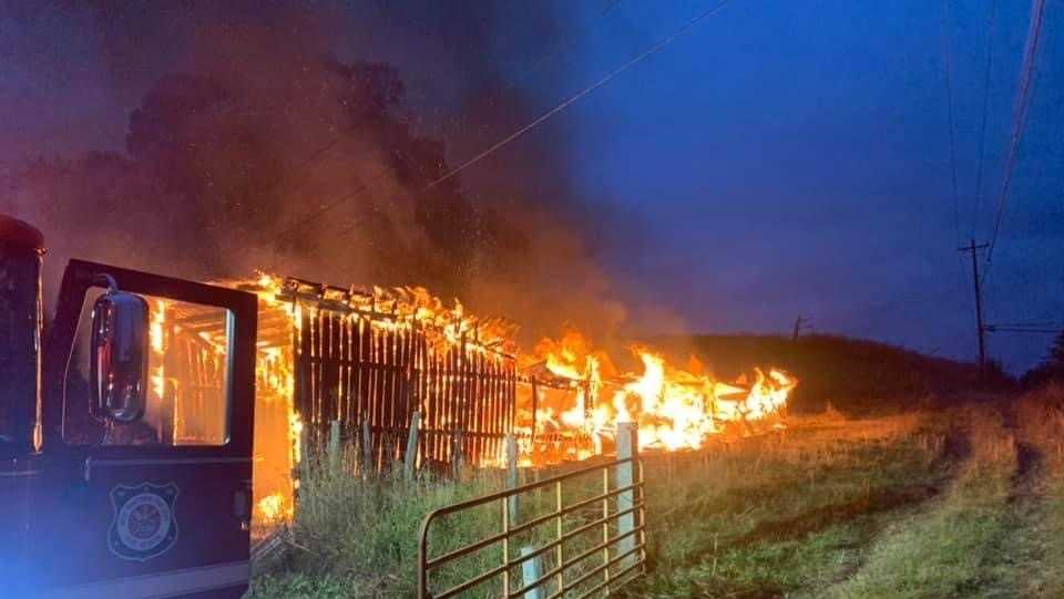 Buncombe County woman convicted after string of barn fires