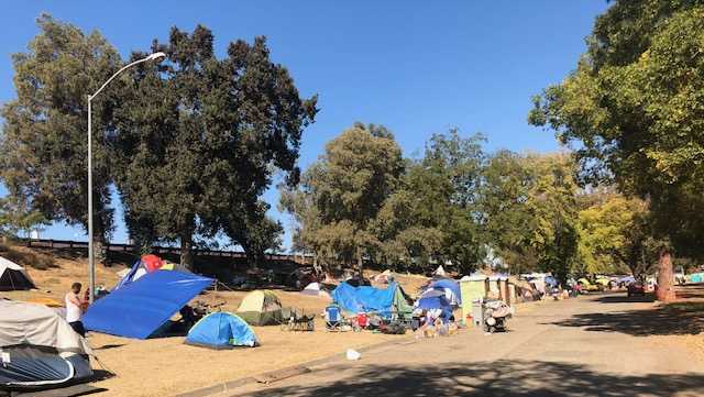 Festival at park prompts Modesto to move homeless camp