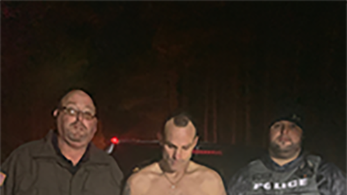 Police: He hit a Bacon County cop with his car. Hiding 35 feet up a ...