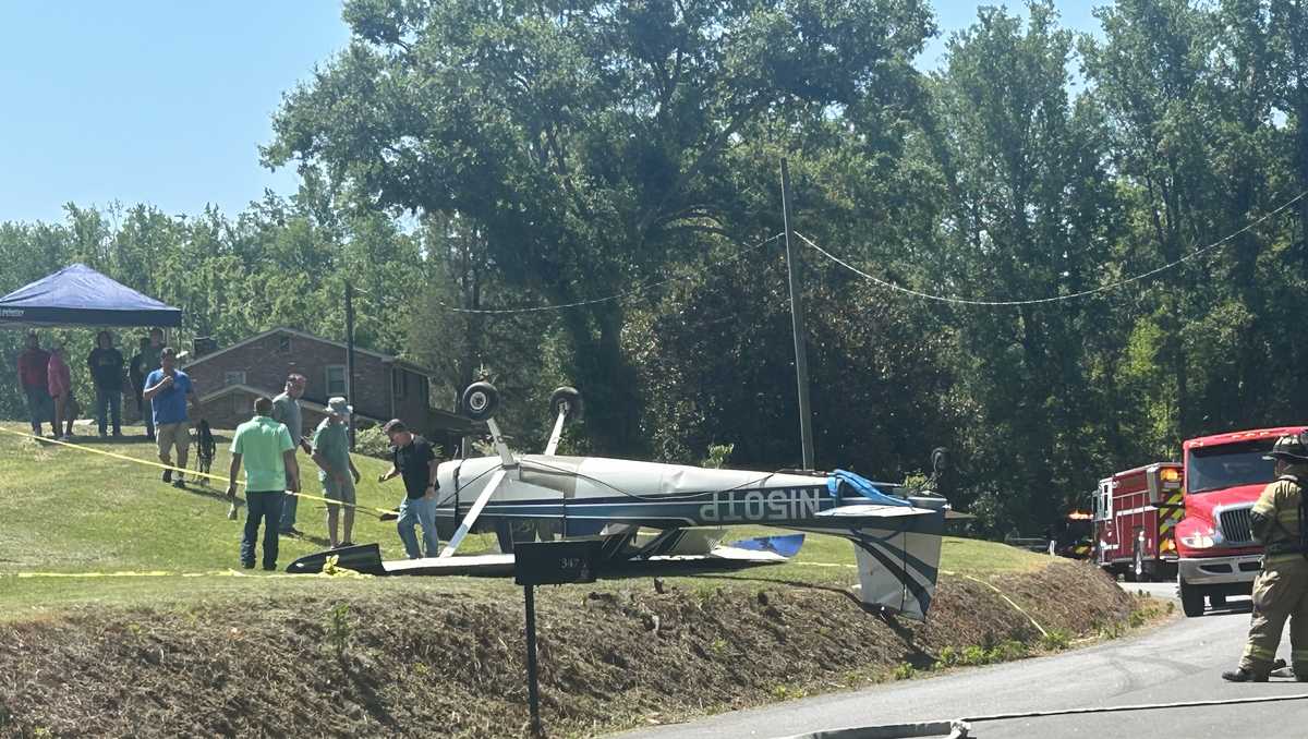 Video: Plane crashes in Upstate yard