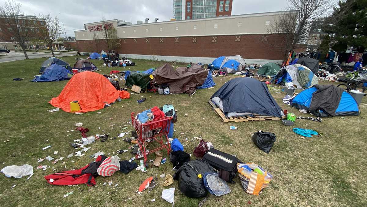 Portland, Maine homeless encampment to be removed Portland, Maine homeless encampment to be removed