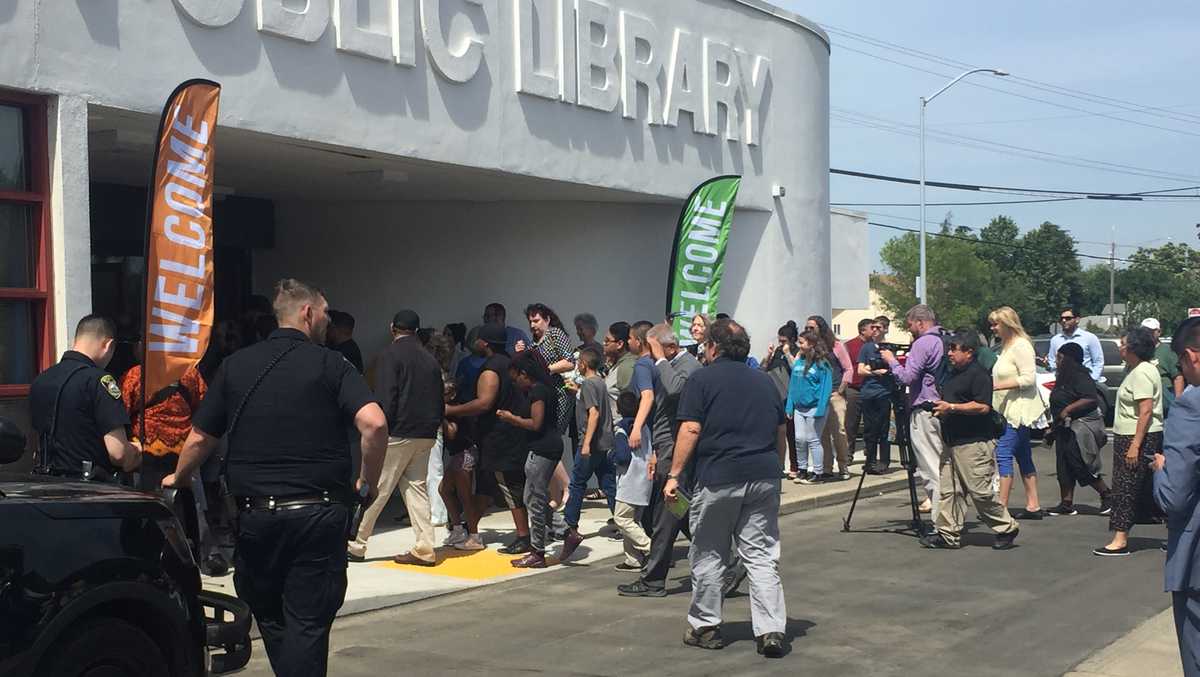 Stockton library branch reopens after 7 years