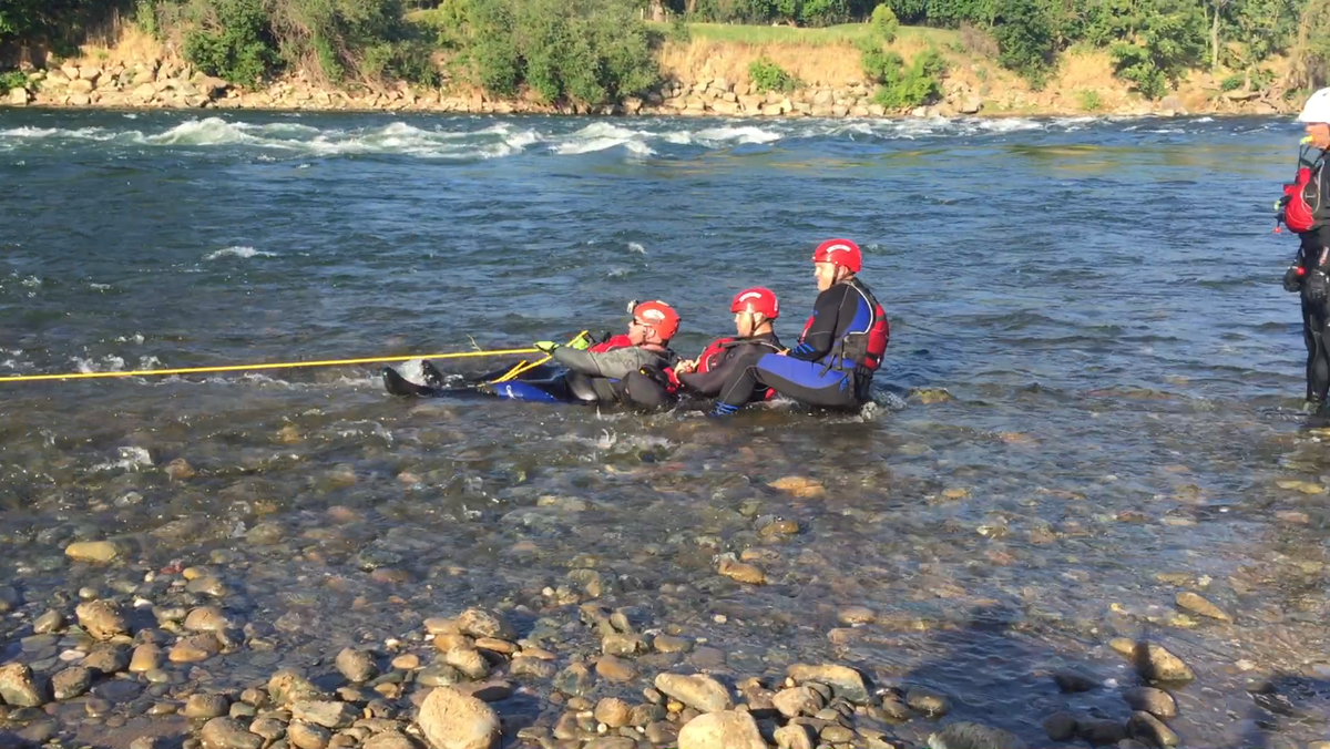 All-volunteer team jumps into danger during river rescues