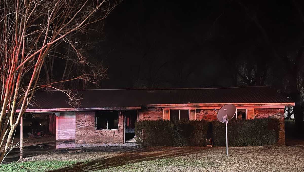 Firefighters battle rekindled house fire in Terry