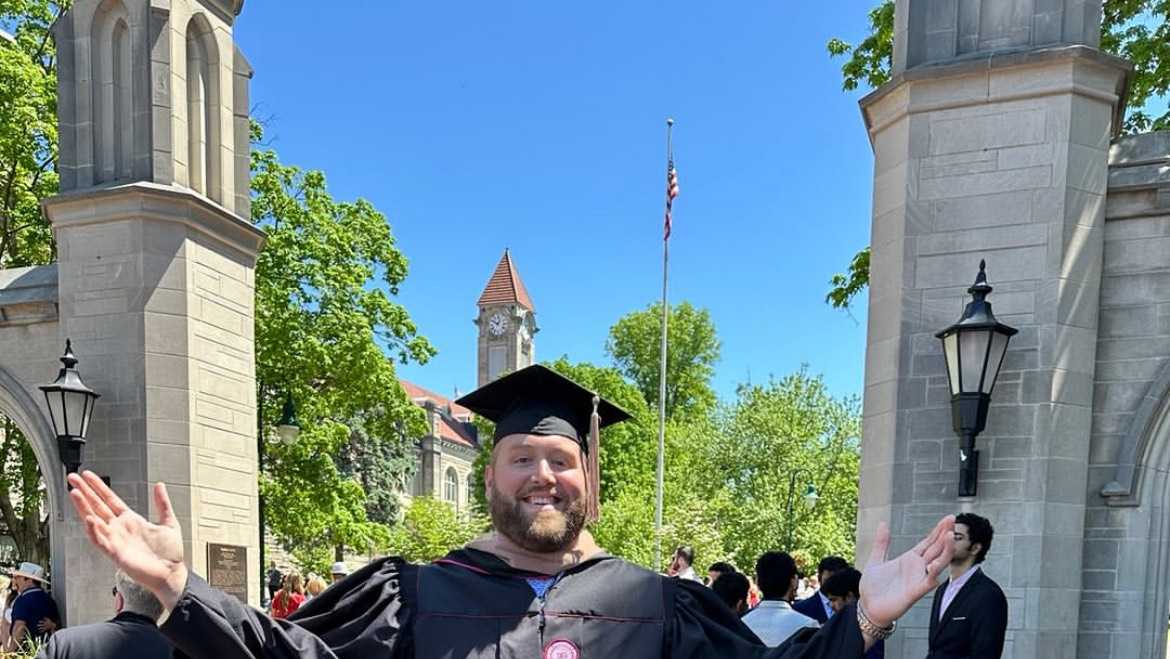 Former Saints offensive lineman and WDSU analyst James Hurst graduates ...