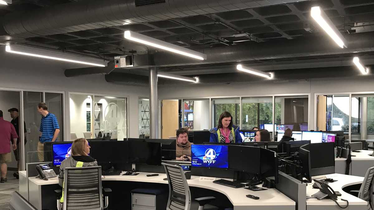 Sneak peek inside the new WYFF News 4 newsroom