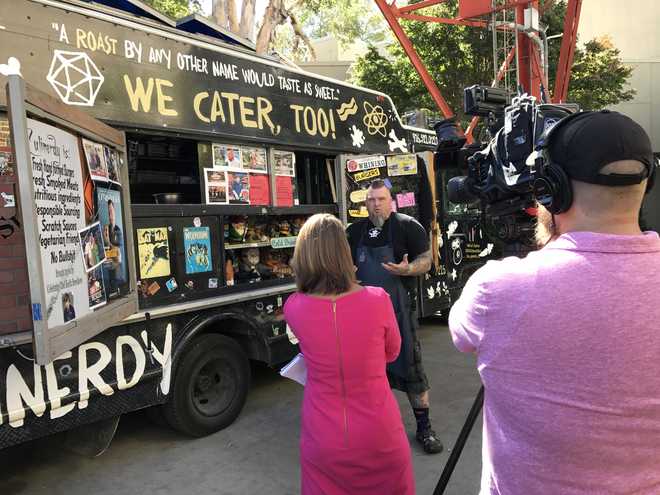 Go inside the Culinerdy Cruzer food truck