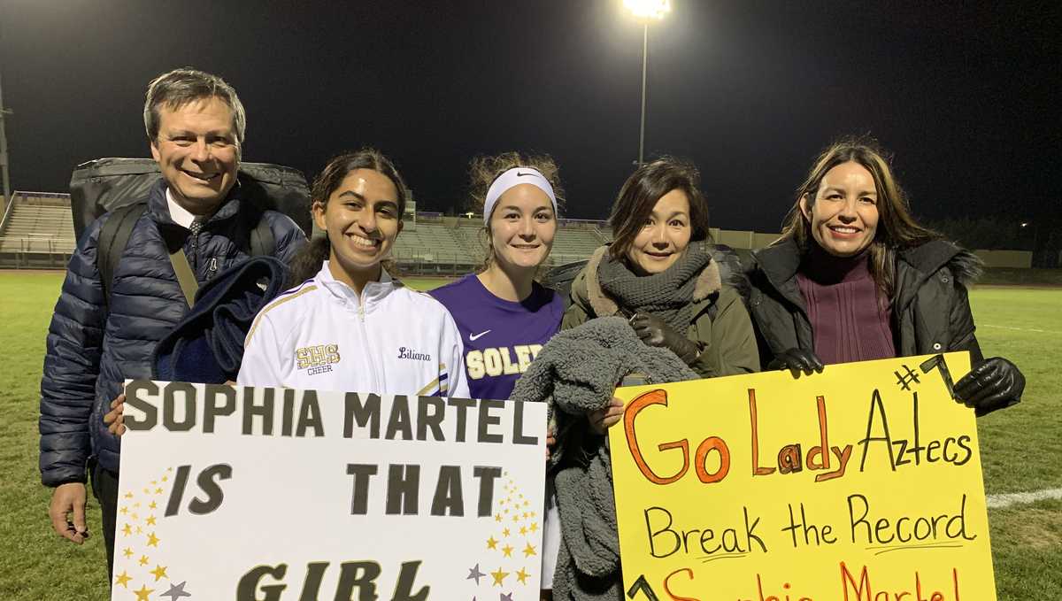 Soledad High School soccer star breaks school record