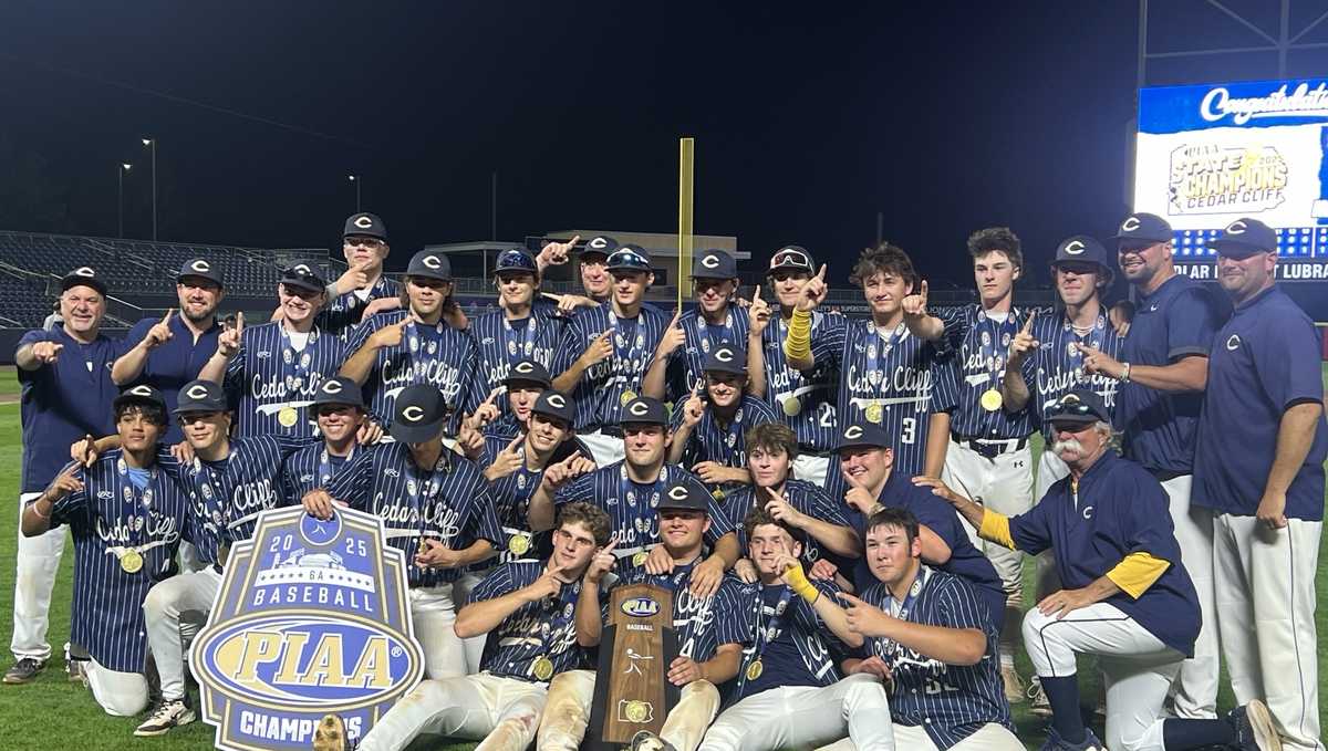 Cedar Cliff baseball wins PIAA Class 6A championship in 13 innings