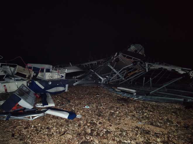Storm damage and hail across Northwest Arkansas and the River Valley