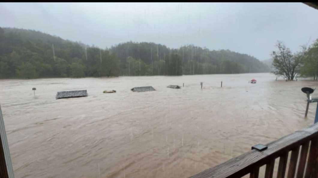 Helene: Virginia campground recovering from river flooding