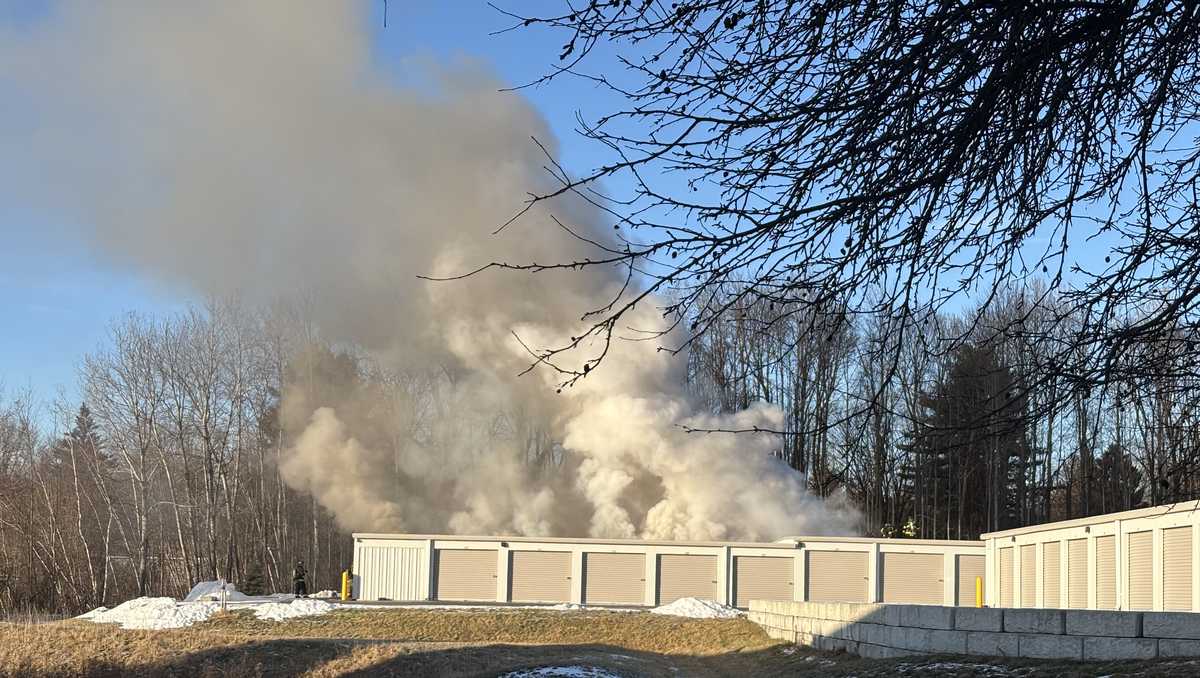 Crews respond to fire at Climate Storage in Shelburne