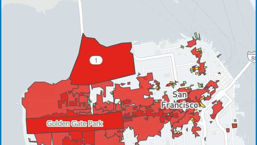 About 130,000 PG&E customers in San Francisco impacted by outage