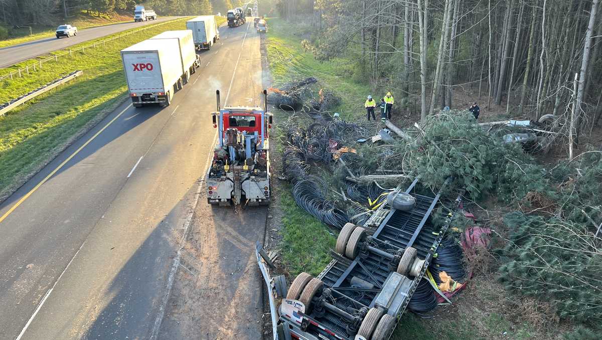 One airlifted after crash on I-85 North near GA-SC state line