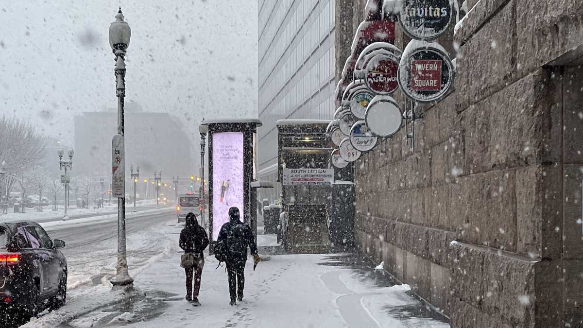 Photos: Snowy start to 2022 in Massachusetts