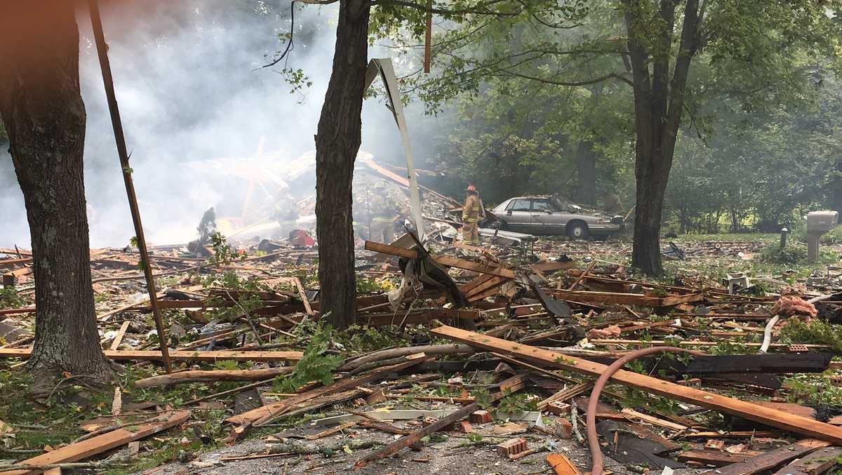 Photos: House explosion in Floyd County