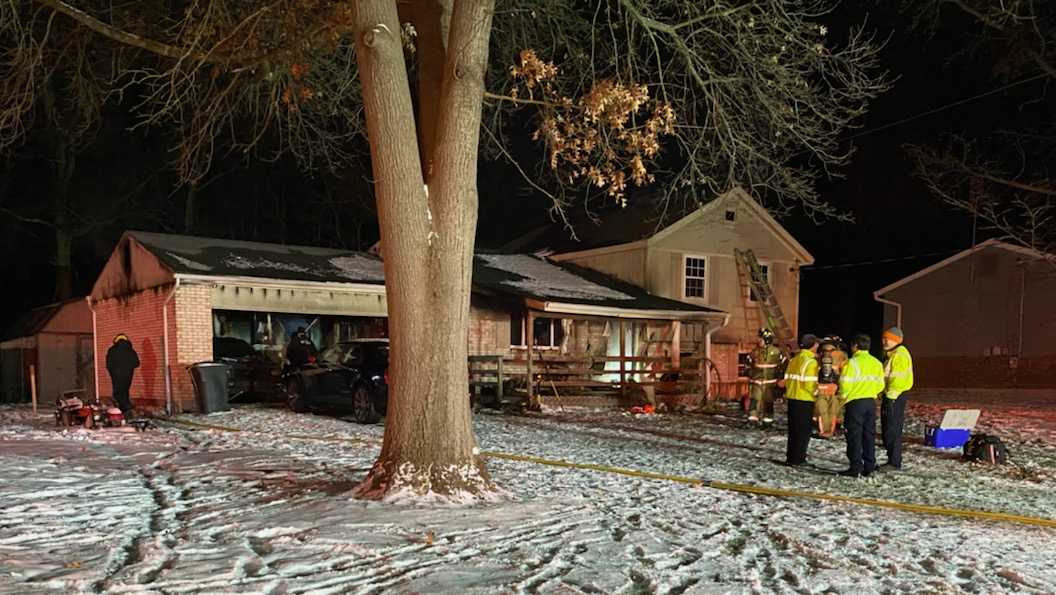 Reports of a structure fire on Finch Lane in Milford