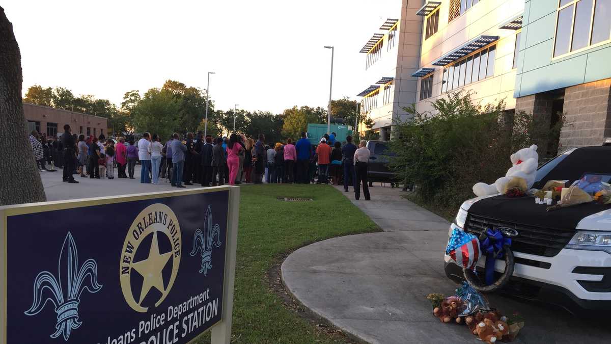 Vigil for Officer Marcus McNeil