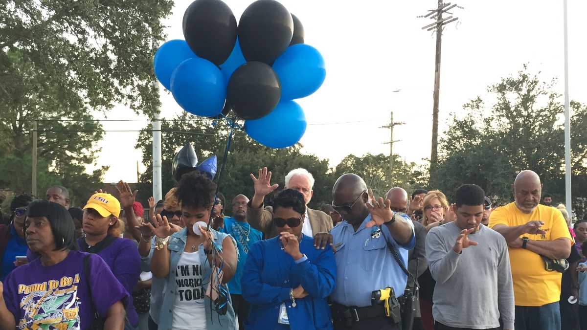 Vigil for Officer Marcus McNeil