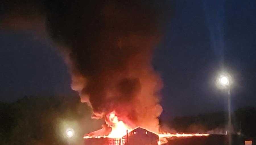 PHOTOS: More than 50 firefighters on scene of multi-alarm fire in Surry ...