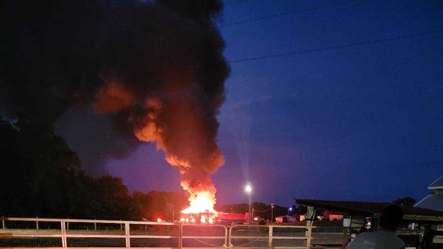 PHOTOS: More than 50 firefighters on scene of multi-alarm fire in Surry ...