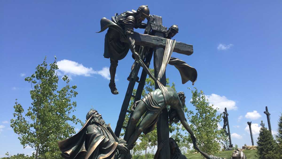 Stations of the Cross at Cloisters on the Platte