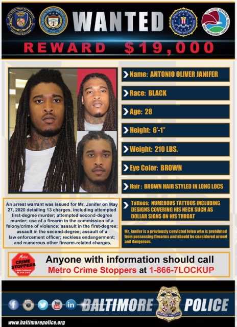 BPD announces $19k reward in connection shooting of officer