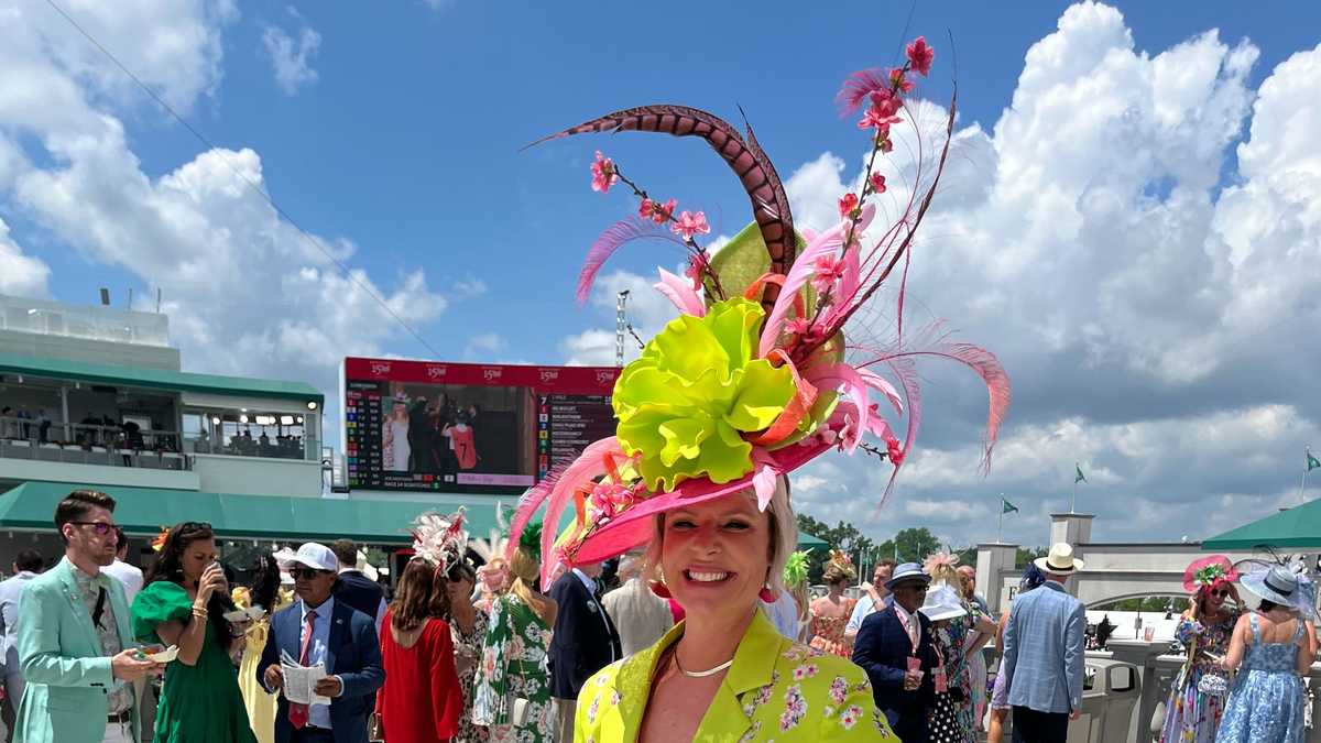 PHOTOS: Derby hats, fashion at the Kentucky Derby 150 infield