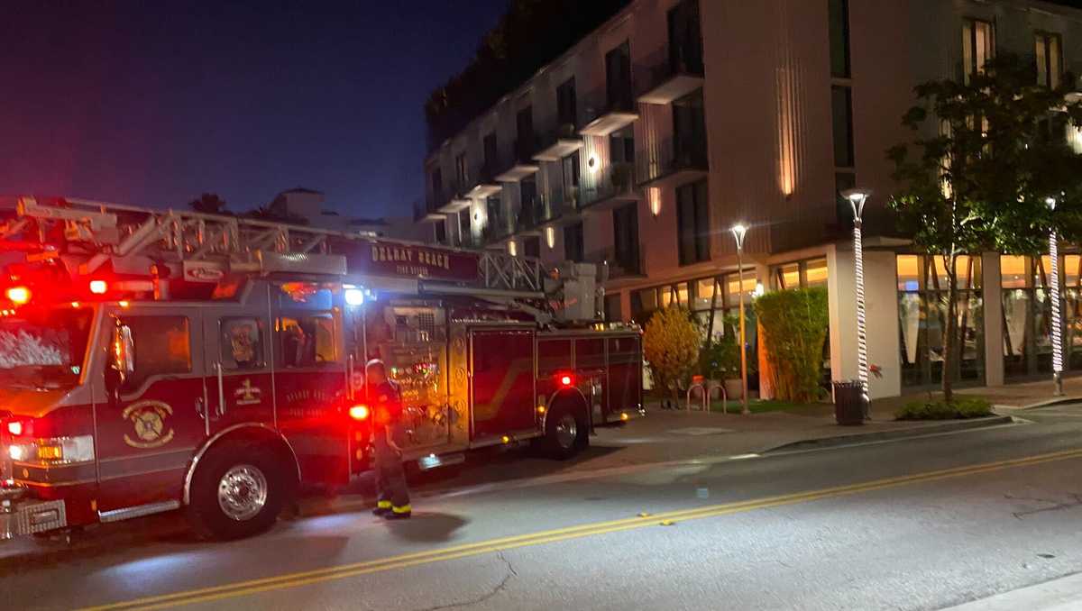 Florida rooftop fire The Ray hotel