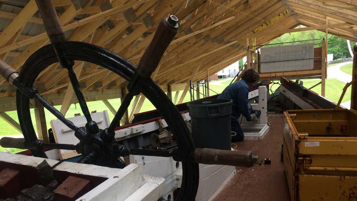 Photos: Historic Maine ship returns home for renovations