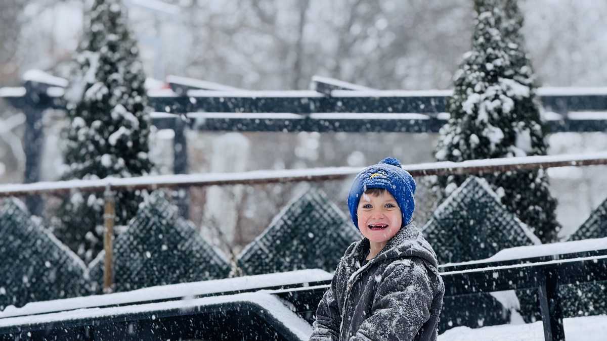 PHOTOS: Winter storm Blair leaves behind several inches of snow across ...