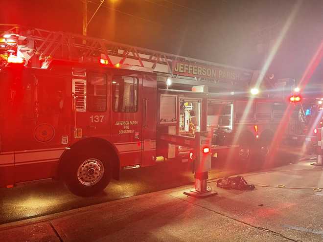 Jefferson Parish firefighters respond to fire at St. Martin Episcopal ...