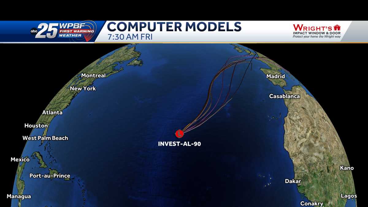 Area of low pressure may form into subtropical storm in Atlantic this ...