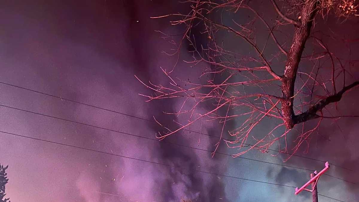 Graham firefighters on scene of fire at mill