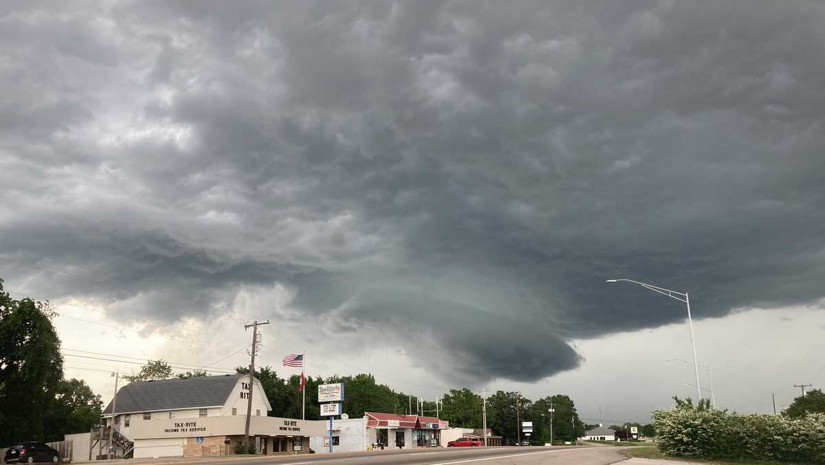 River Valley impacted by large hail storms