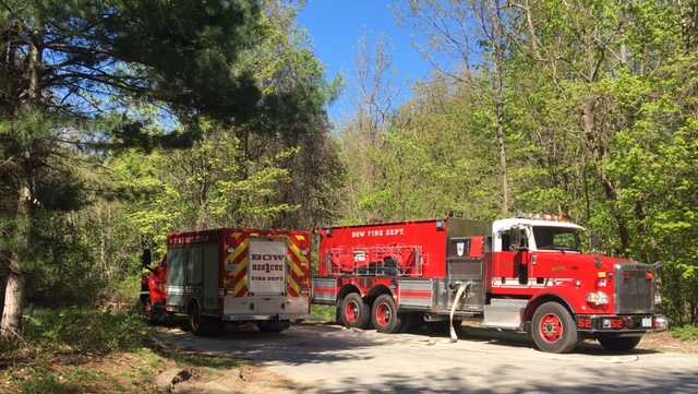 5-acre brush fire contained in Bow