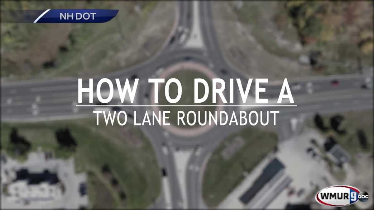 How to drive in a two-lane roundabout