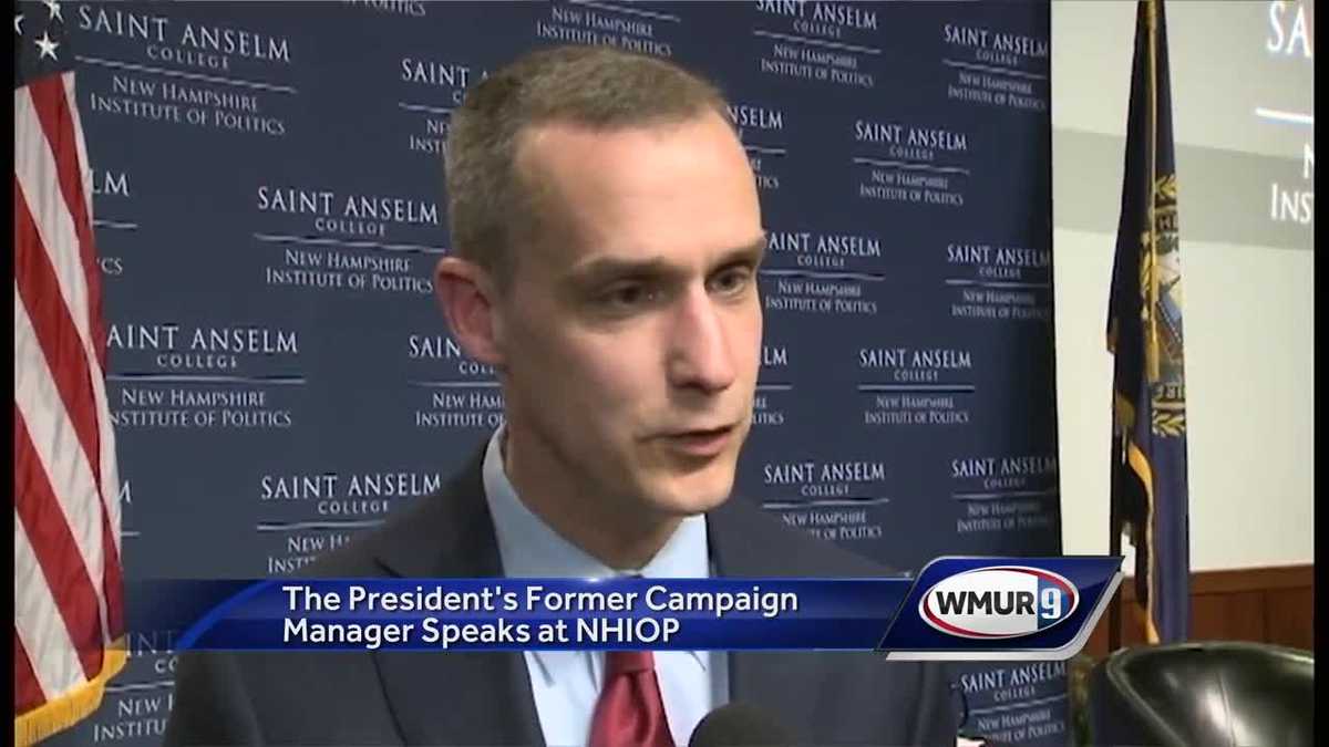 Trump's former campaign manager speaks at NH Institute of Politics