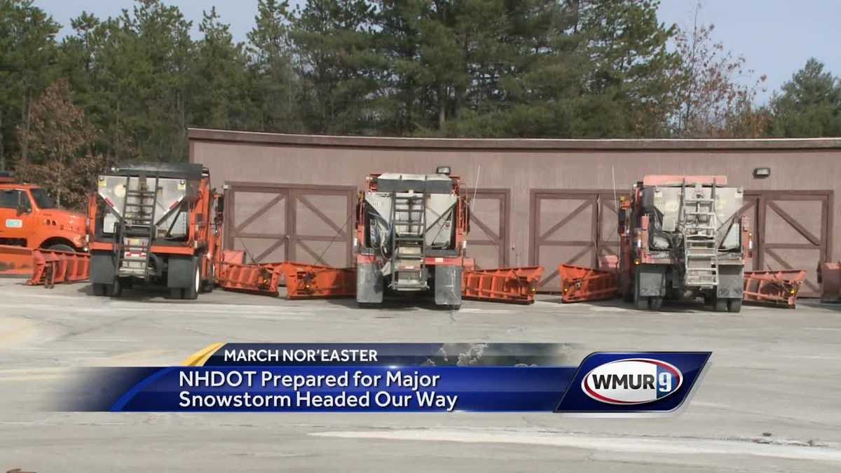 NHDOT prepares for major snowstorm impacting region