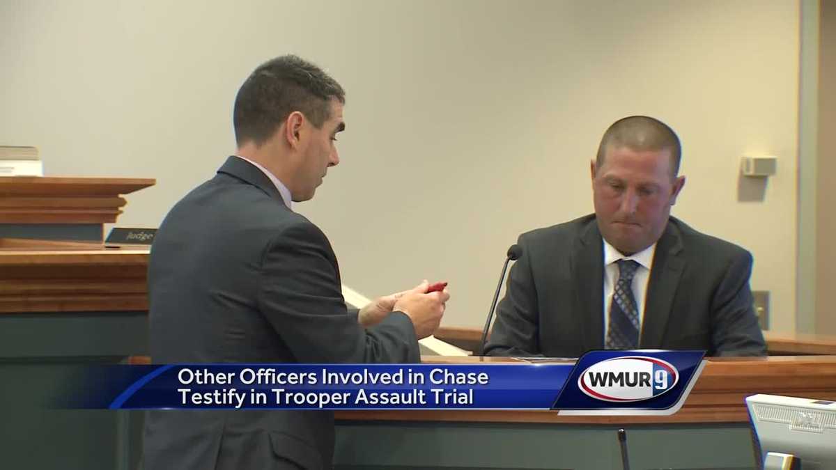 Officers involved in chase testify in trooper assault trial