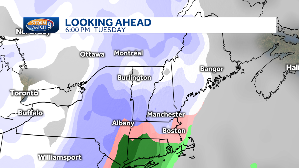 Next storm system moves in Tuesday