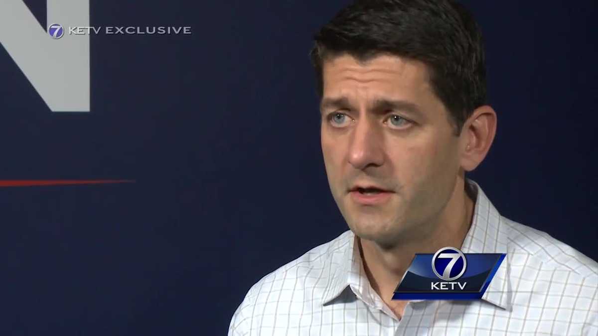 Speaker Paul Ryan makes campaign stop in Omaha