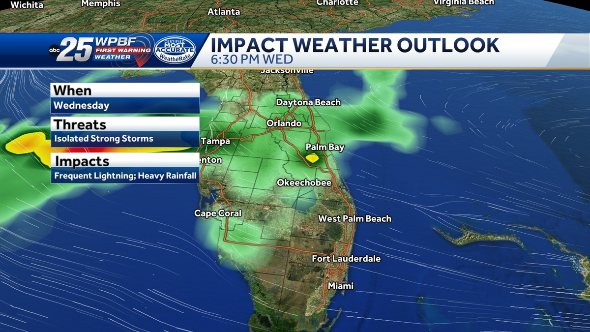 Tracking rain and storms ahead of cold front across South Florida