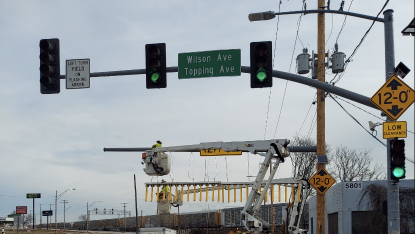 Warning system installed for Independence Avenue Bridge