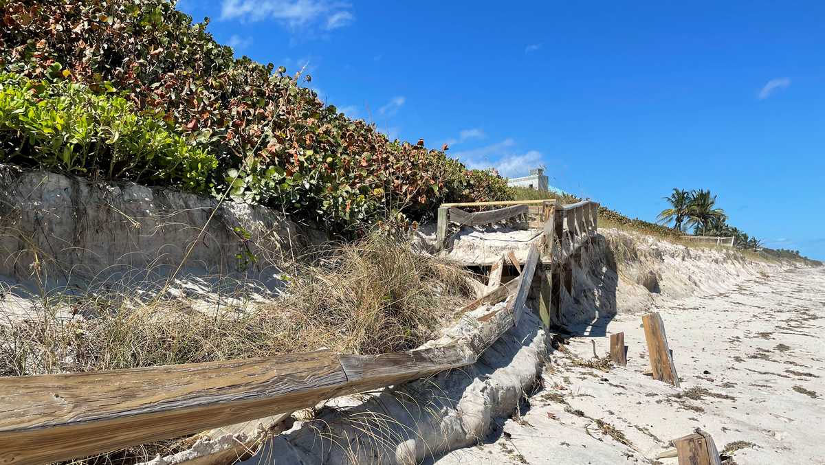 Erosion from Hurricane Ian closes two of eight Florida beaches