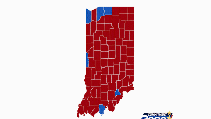 Election 2020: How Indiana has voted for president in the past