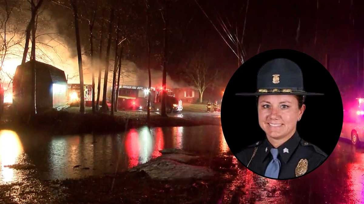 Indiana State Police trooper and daughter killed in house fire