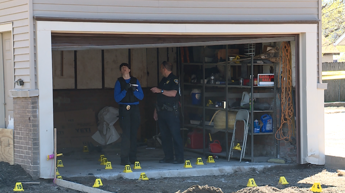 Explosion injuries man's torso, hand