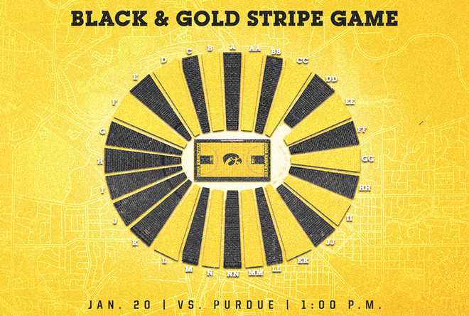 Iowa basketball plans to stripe Carver-Hawkeye for Purdue game